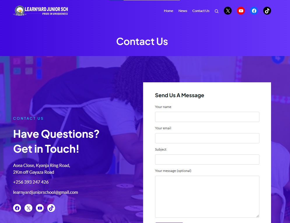 Contact Us - Learnyard Junior School